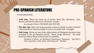 Literary timeline | PPTX
