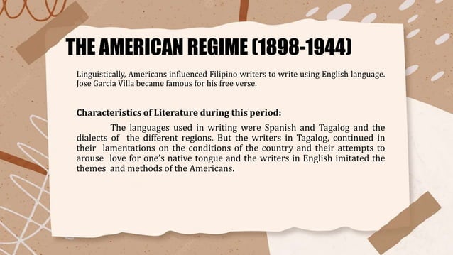 Literary timeline | PPTX