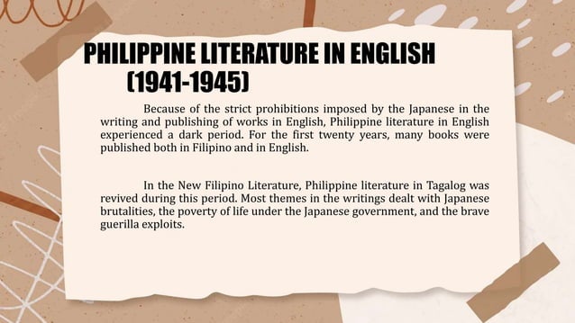 Literary timeline | PPTX