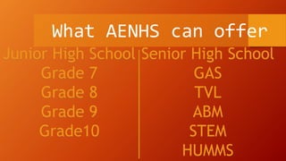 Empowerment Technology-Promoting AENHS | PPTX | Education