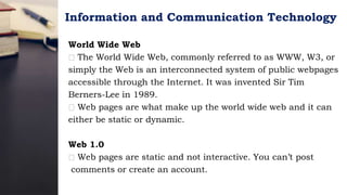 EMTECH_Module-1.pptx | Internet for Beginners | Internet