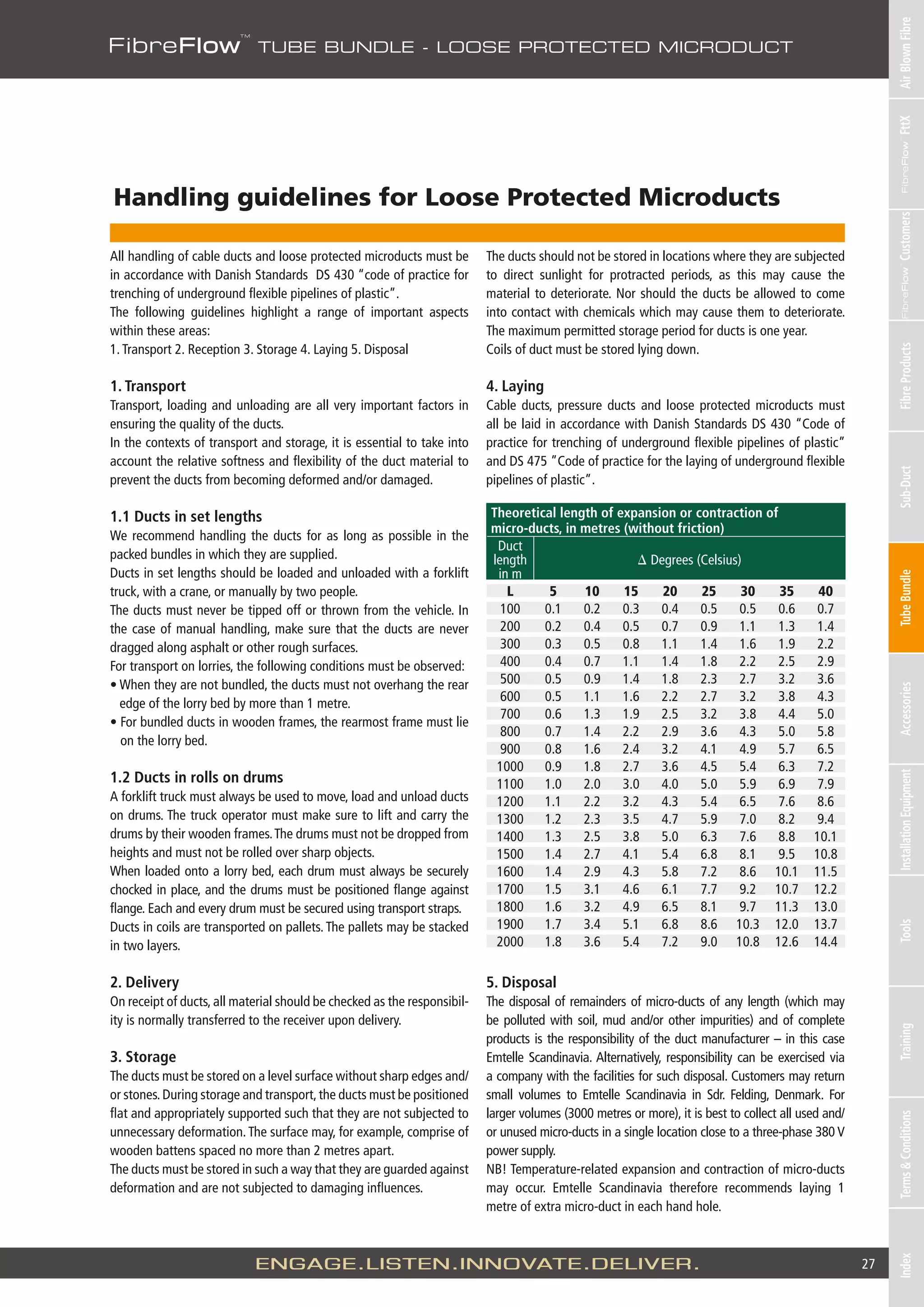 Emtelle FibreFlow Cable Ducts - Product Catalogue | PDF