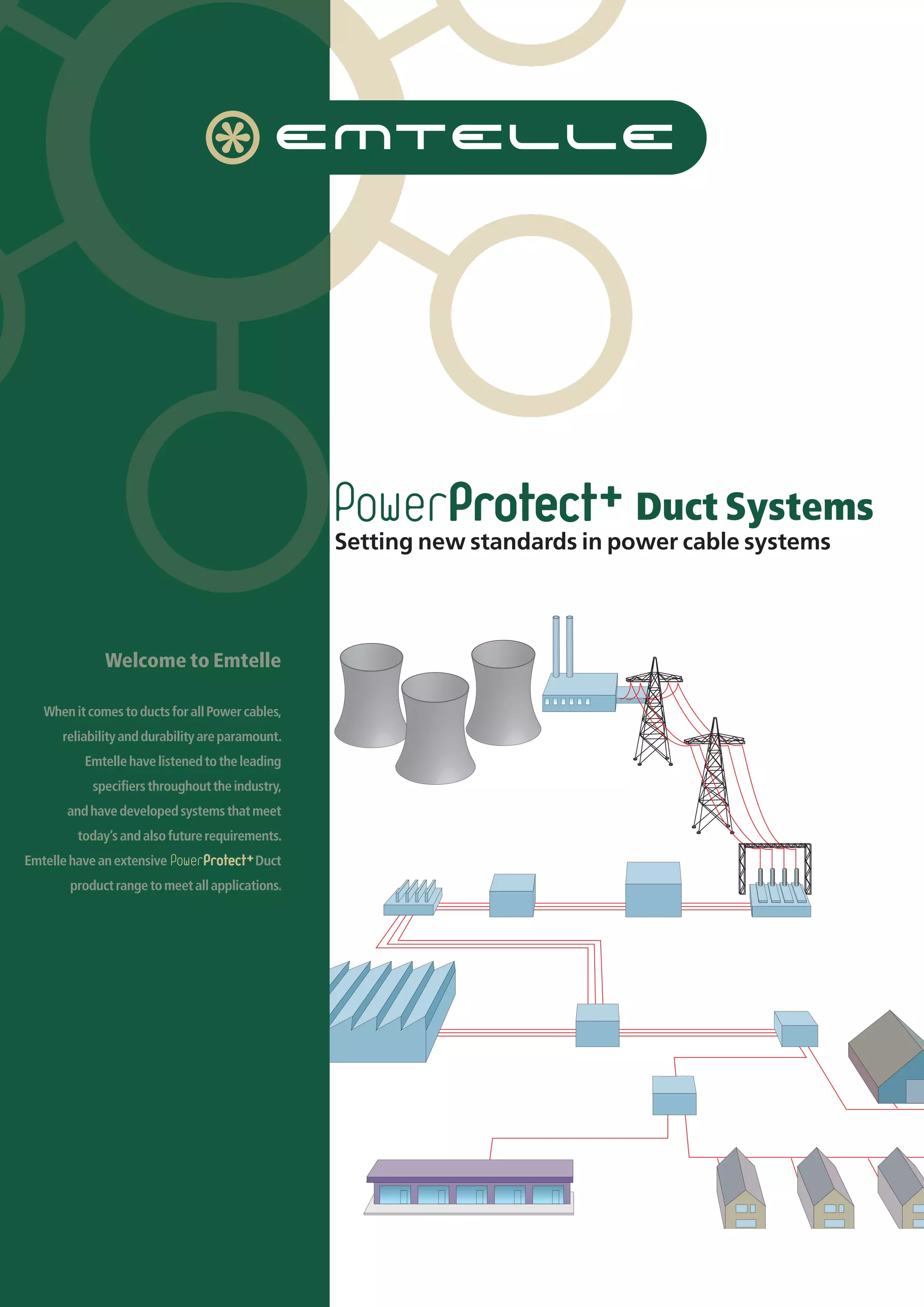 Emtelle PowerProtect Cable Duct Systems, Class 1 33kV | PDF
