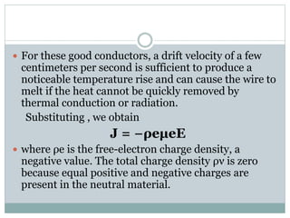 current ,current density , Equation of continuity | PPTX