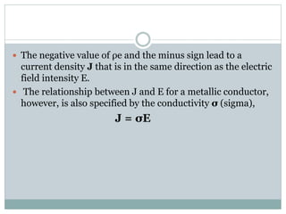 current ,current density , Equation of continuity | PPTX