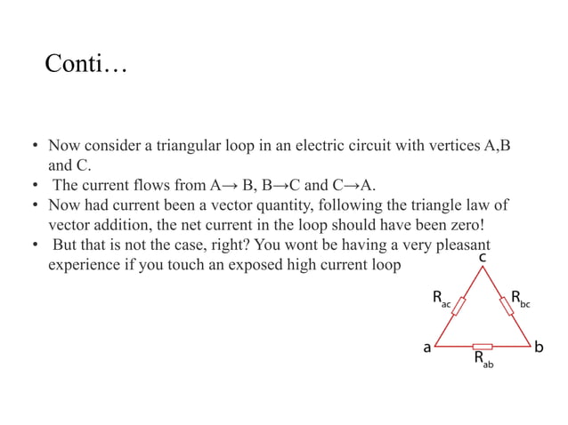 current ,current density , Equation of continuity | PPTX | Physics ...