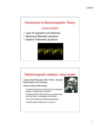 Em theory lecture | PDF
