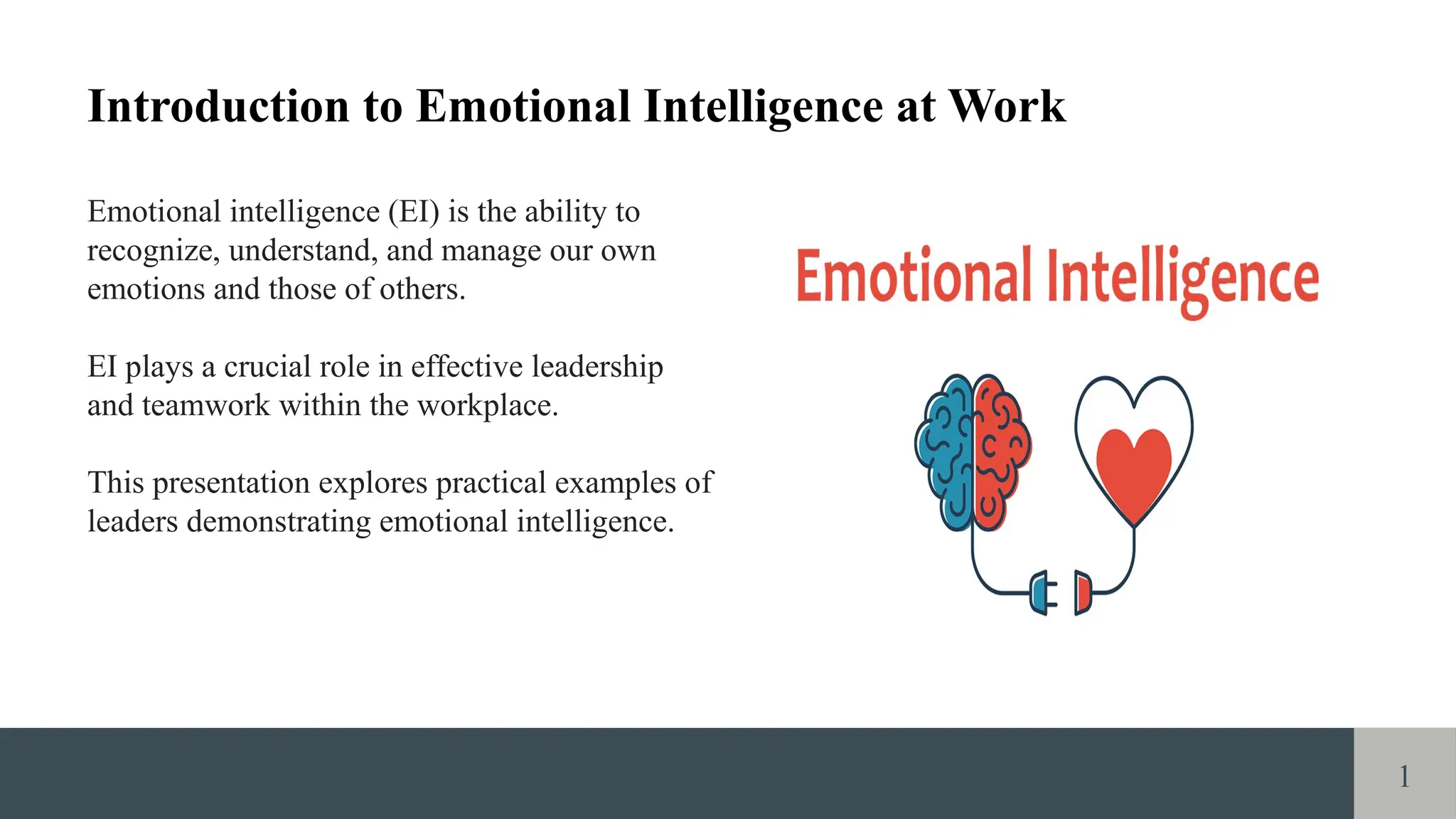 Emtional Intelligence At Work Place With Practical Leaders Example.pptx