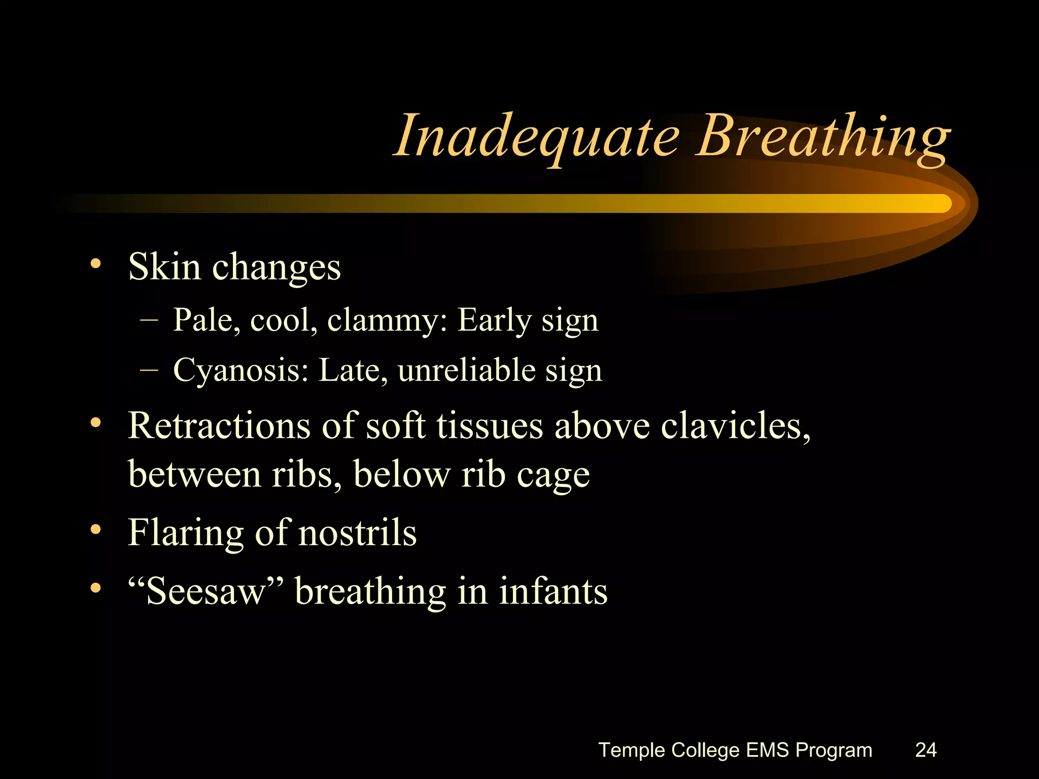 Emt management of airway and breathing | PPT