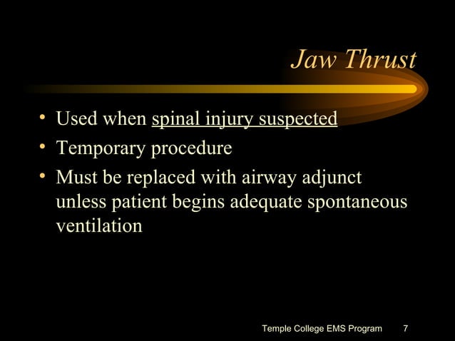 Emt management of airway and breathing | PPT | Lung and Respiratory ...