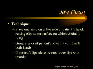 Emt management of airway and breathing | PPT