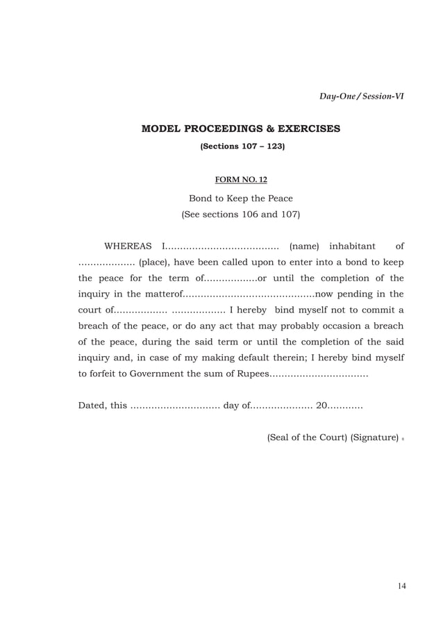 Executive magistrate Part II