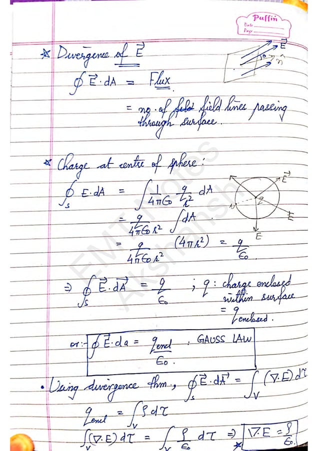 Electromagnetic Theory notes | PDF | Physics | Science