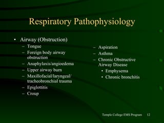 Emt Respiratory System | PPT
