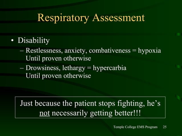 Emt Respiratory System | PPT