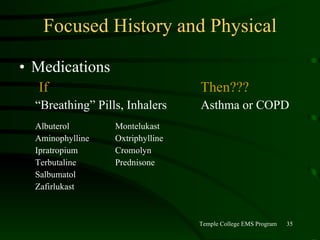 Emt Respiratory System | PPT