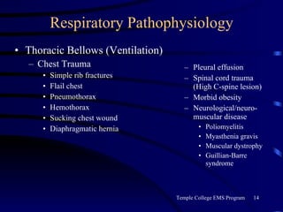 Emt the respiratory system | PPT