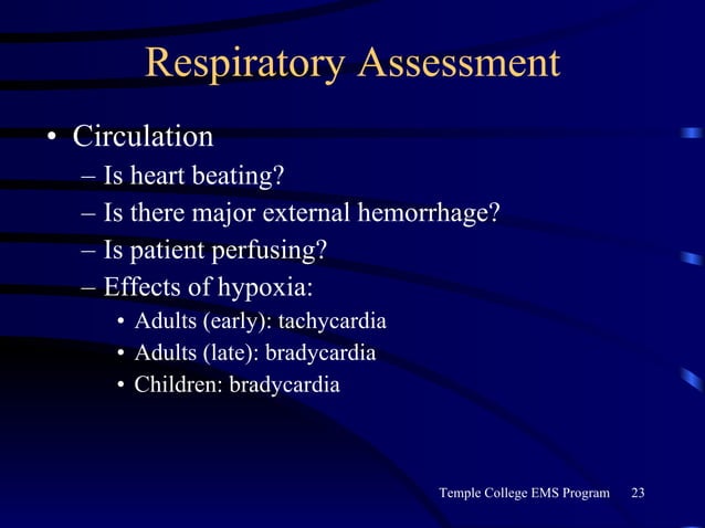 Emt the respiratory system | PPT | Lung and Respiratory Health ...