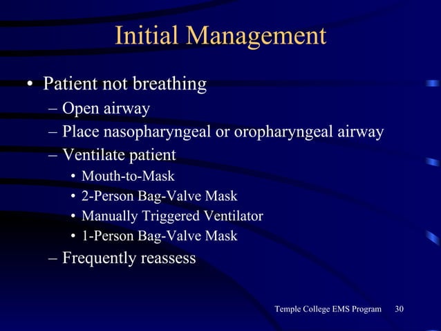 Emt the respiratory system | PPT | Lung and Respiratory Health ...