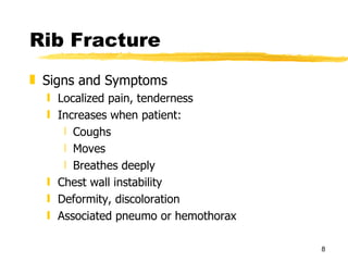 Emt thoracic trauma | PPT