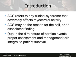 EMT Cardiovascular ACS | PPT