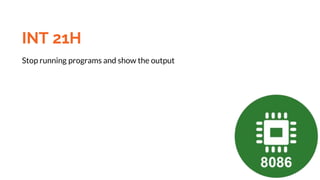 Emu8086 documentation - Microprocessor & Microcontroller | PPTX