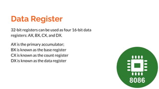 Emu8086 documentation - Microprocessor & Microcontroller | PPTX
