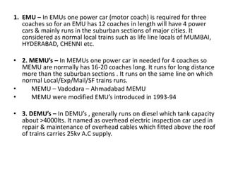 Emu car shed ghaziabad | PPTX