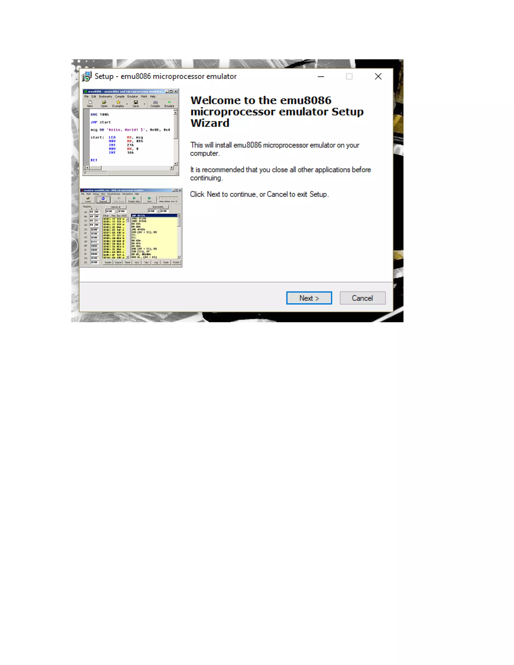 Emulador de ensamblador emu8086 | PDF