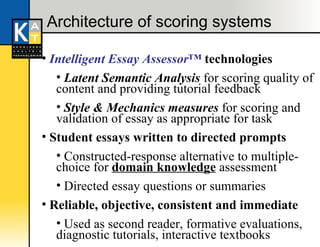Emulating Human Essay Scoring With Machine Learning Methods | PPT