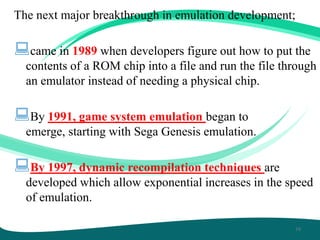 Emulation and simulation | PPTX