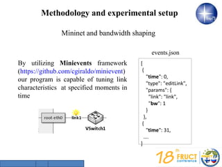 Emulation of Dynamic Adaptive Streaming over HTTP with Mininet | PDF