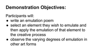 Plagiarism, Emulation, and Originality | PPT