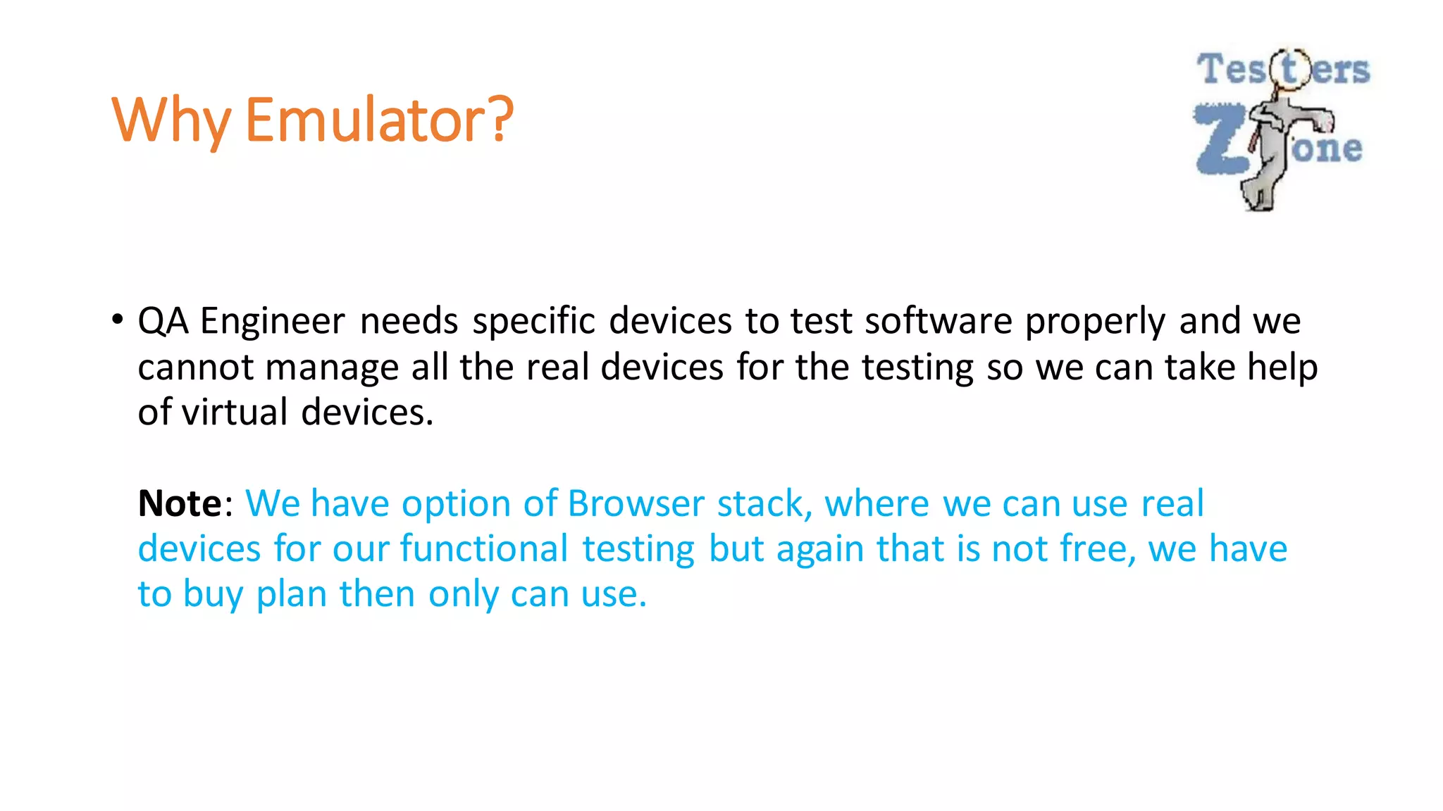 Emulator vs Simulator | PDF
