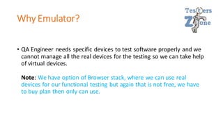 Emulator vs Simulator | PDF