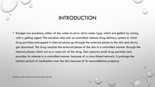 Emulgel | PDF