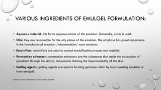 Emulgel | PDF