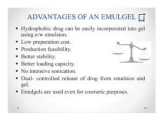 Sediaan emulgel di dalam dunia farmaasi. | PPTX