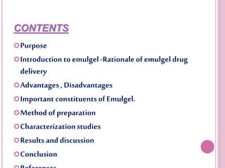 Emulgel by parth | PPTX