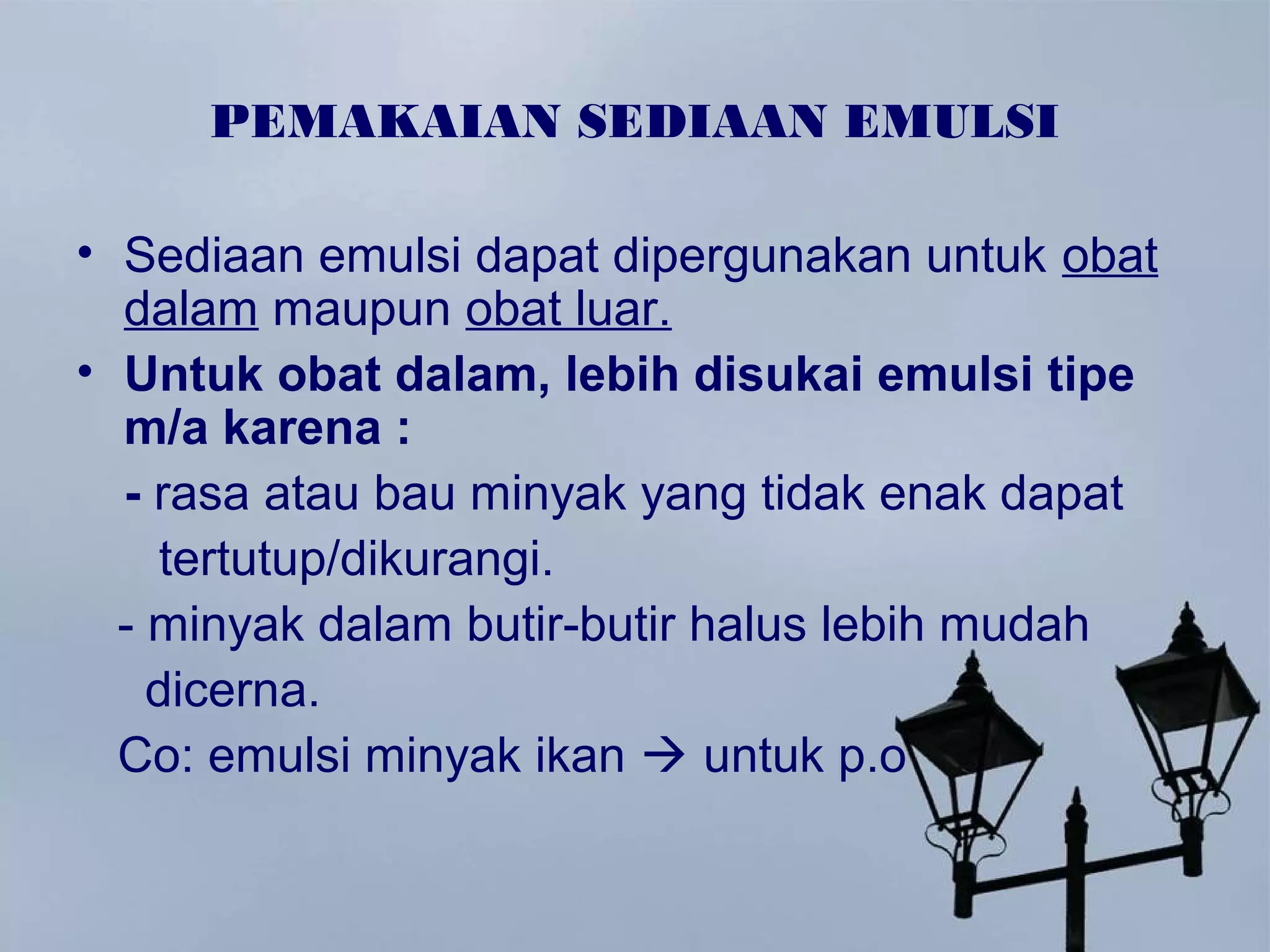 Emulsi Farmasi | PPT
