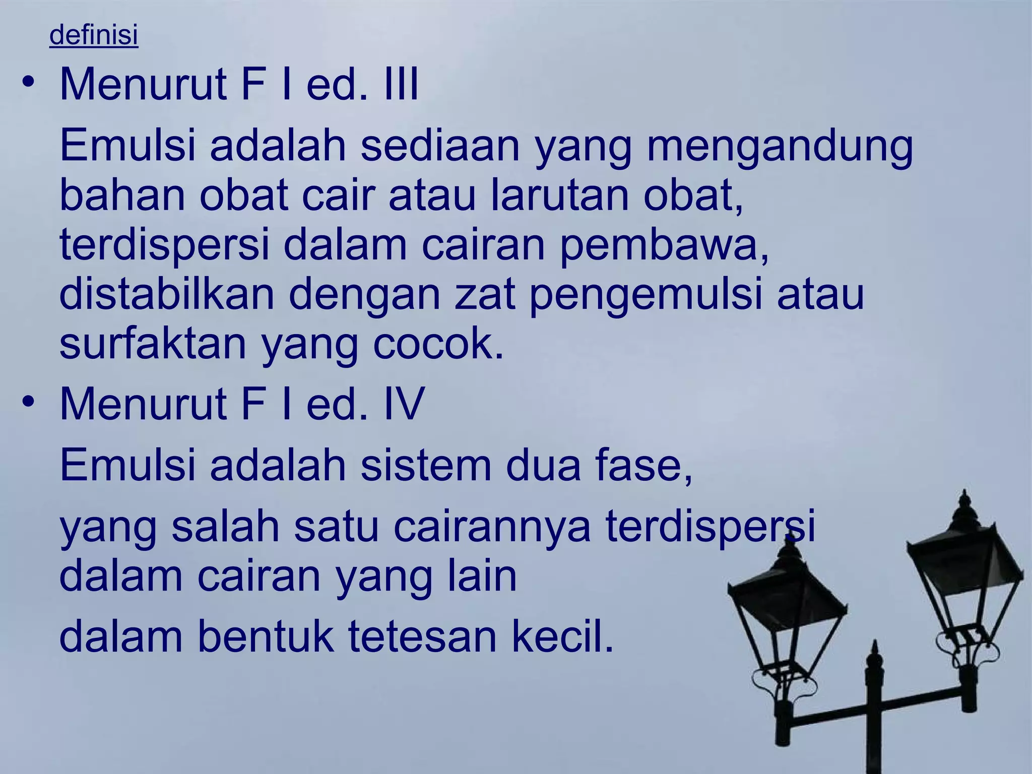 Emulsi Farmasi | PPT