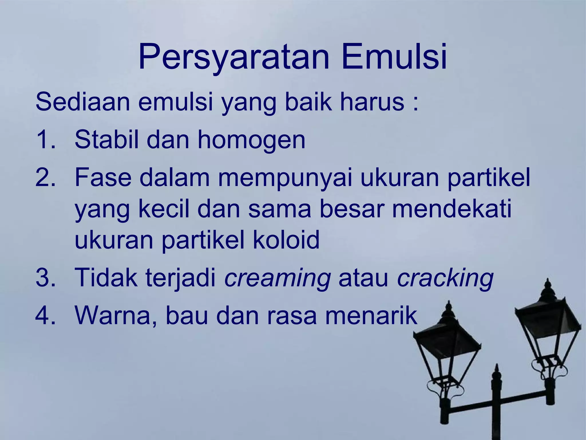 Emulsi Farmasi | PPT