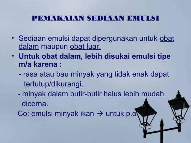 Emulsi Farmasi | PPT