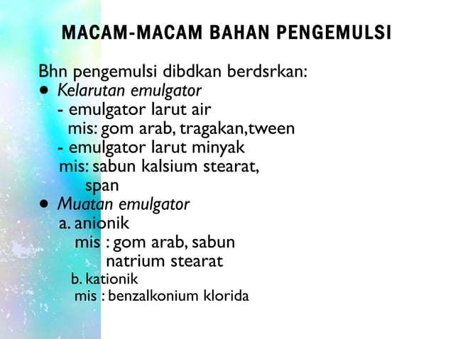 Emulsi Farmasi | PPT
