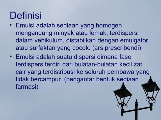 Emulsi Farmasi | PPT