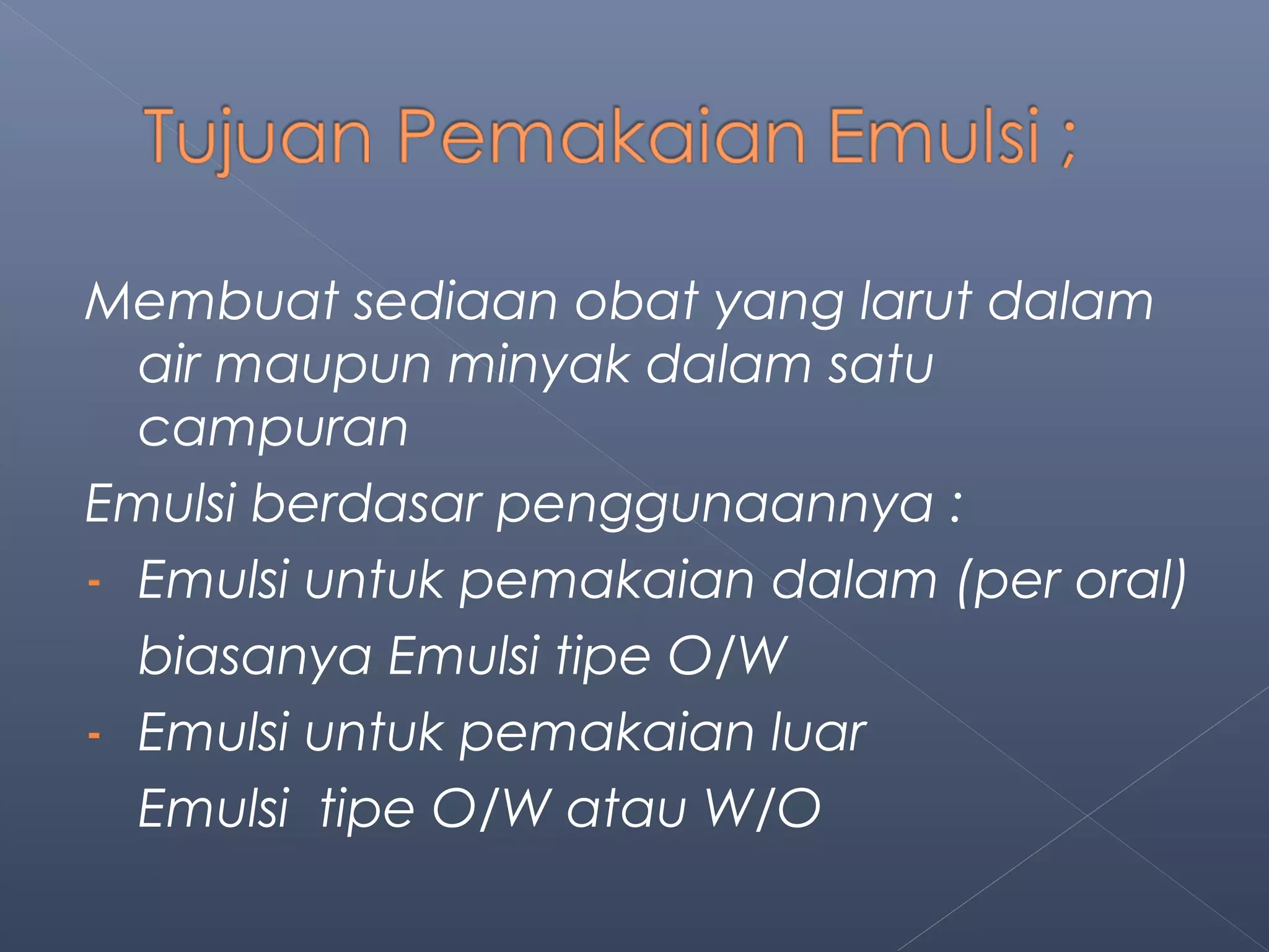 Emulsi (7) | PPT