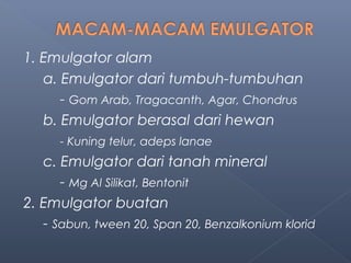 Emulsi (7) | PPT