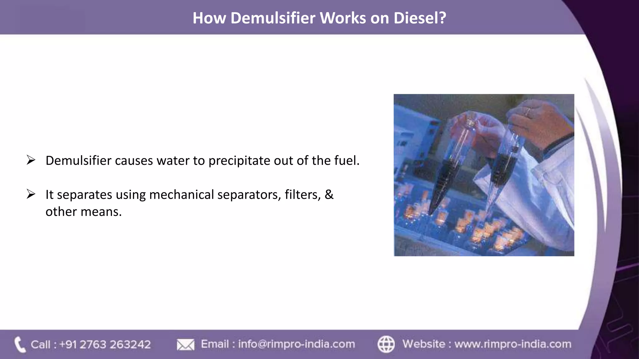 Emulsification vs. demulsification | PPTX