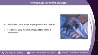 Emulsification vs. demulsification | PPTX