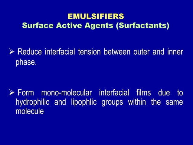 EMULSIFIER IN BAKERY current trends and roles- ppt | PPT | Chemistry ...